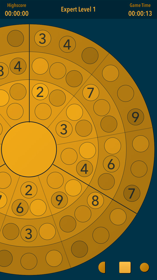 roundoku - the better sudoku: circular + round experience