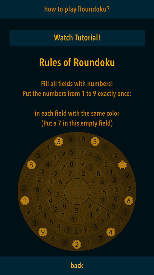 roundoku - the better sudoku: circular + round experience